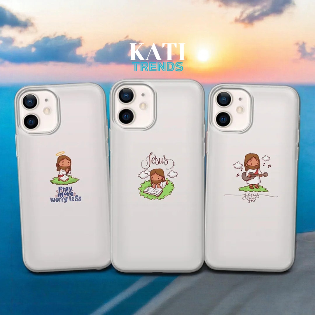 Jesus Love Phone Case Animated Christ Cover for iPhone 16 15 14 13 12 ...