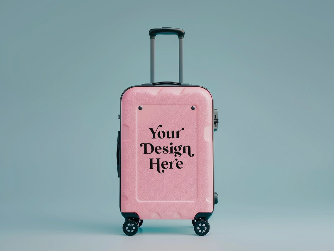 Baggage Sticker Mockup Luggage Sticker Mockup Stickers Mockup Suitcase ...