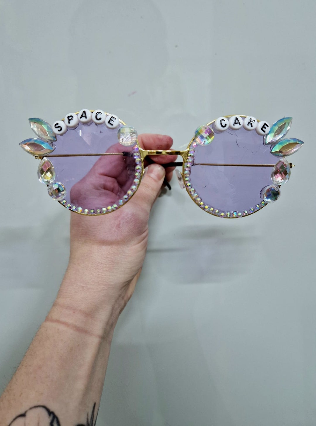 Space Cake Iridescent Rave Sunglasses - Etsy