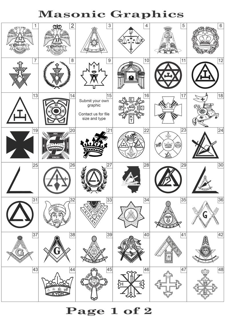 Custom Masonic Name Badge, Scottish Rite Double Headed Eagle, Pocket ...