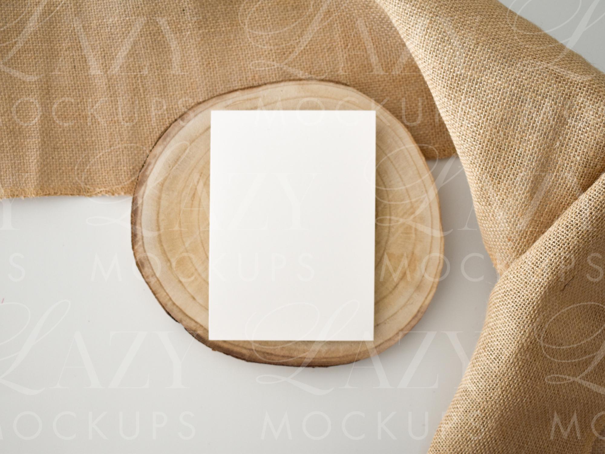 Minimalist Rustic 5x7 Invite, Wedding Mock Up, Digital Template 5x7 ...