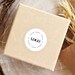 Boho Realistic Round Sticker Wooden Circle Mock-up, Canva PSD Photoshop ...