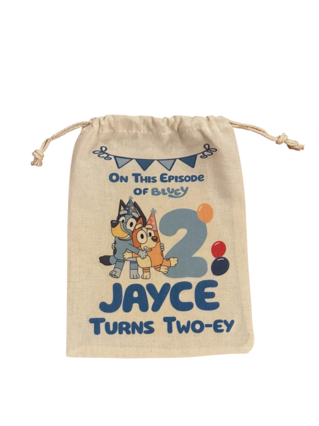 Second Birthday Bluey Birthday Bluey Goodie Bags Bluey Party ...