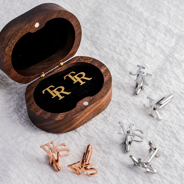 Letter Cufflinks - Etsy