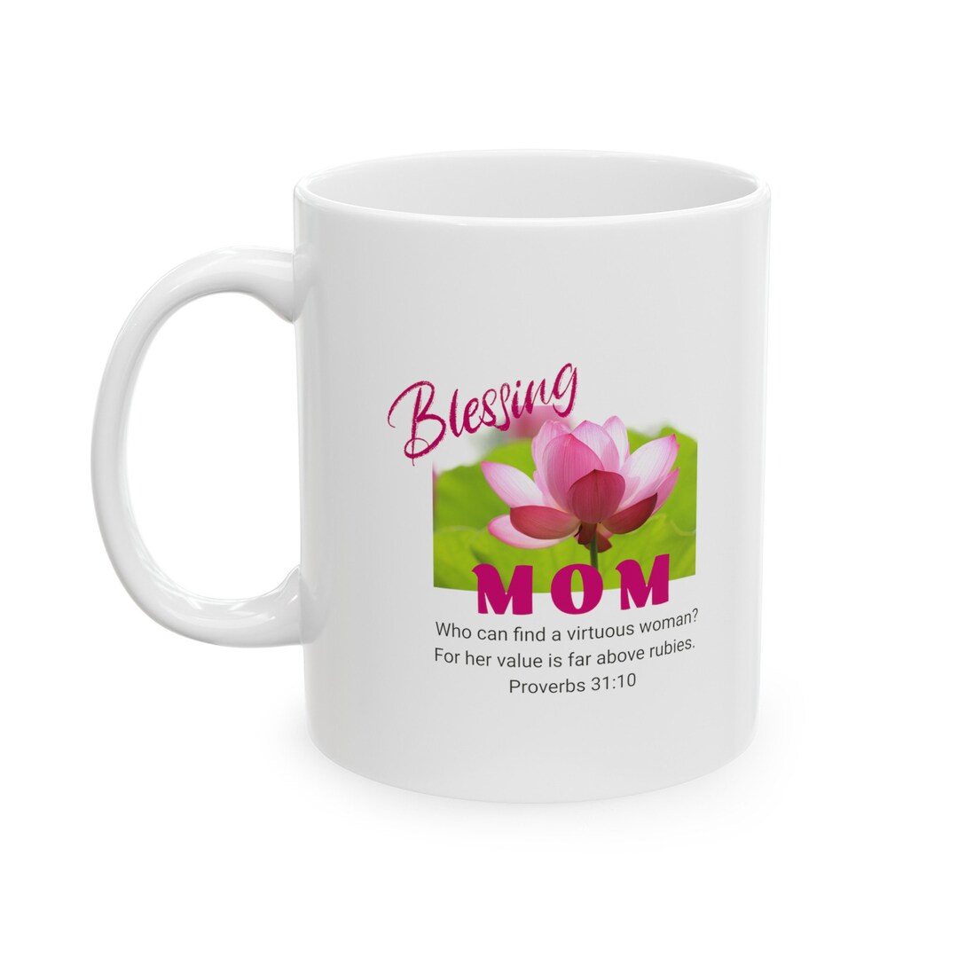 Blessing MOM. Virtuous Woman. Gift for MOM. Regalo Para Mamá. Ceramic ...