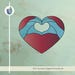 Spread Love Stained Glass Pattern, Stained Glass Patterns, Digital ...