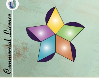 Stained Glass Windmill Pattern - Etsy