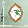 Spread Love Stained Glass Pattern, Stained Glass Patterns, Digital ...
