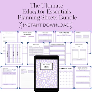 Editable Digital Teacher Planner | Lesson Planner | Classroom Organiser ...