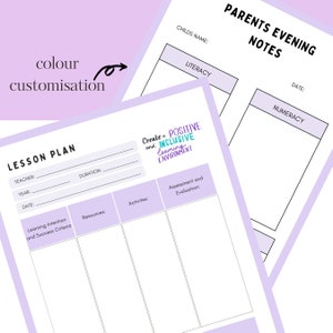 Editable Digital Teacher Planner | Lesson Planner | Classroom Organiser ...