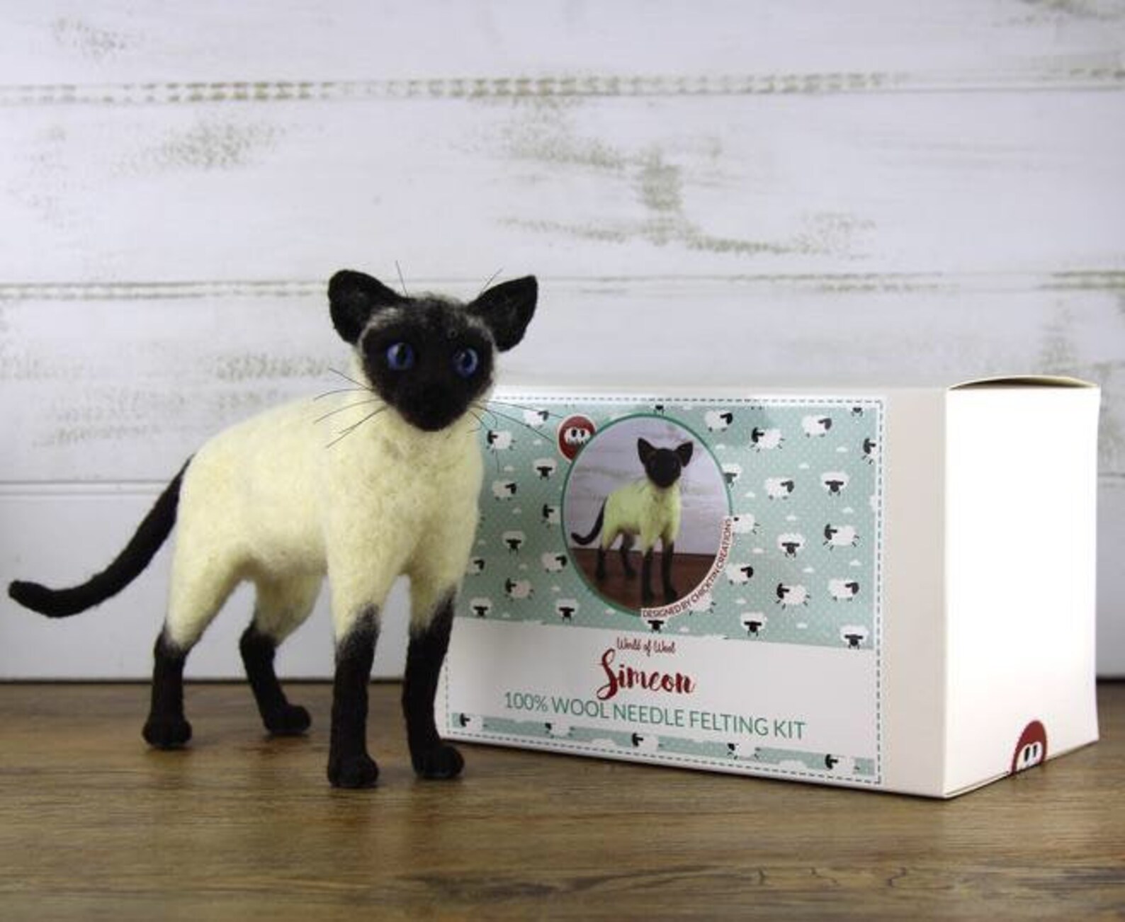 Simeon the Siamese Needle Felting Kit Large Model With - Etsy