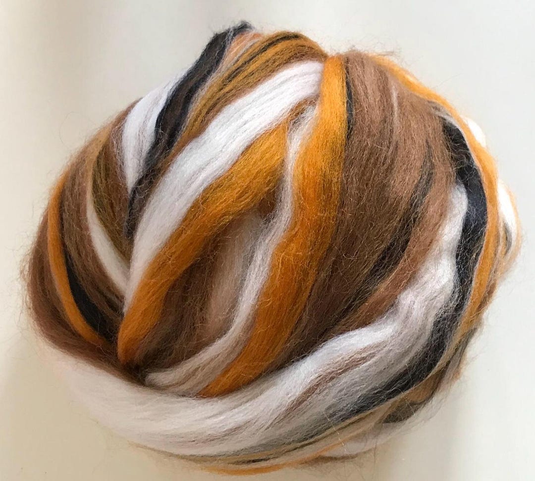 4 Oz Luxe Swirl Merino Alpaca Bamboo Corridale Swirlywhirly Calico ...