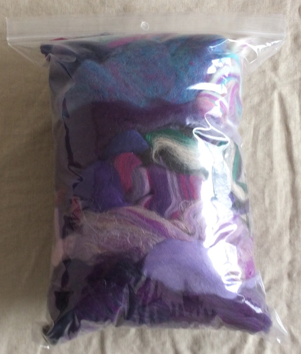 Purple Nurple COLOR BLAST Half a Pound of Mixed Fibers to - Etsy