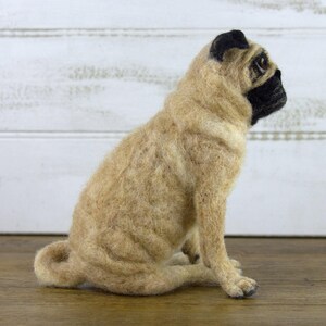 Pugsley the Pug Needle-felting Kit - Large Model With Detailed Photo ...