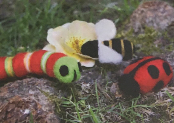 Ashford Bugs Beginners Wool Needle Felting Kit for - Etsy