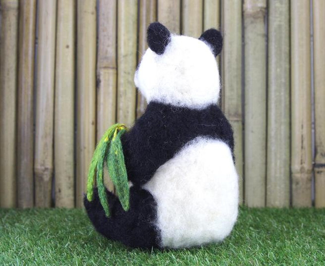 Pepe the Panda Needle Felting Kit Large Model With Detailed - Etsy