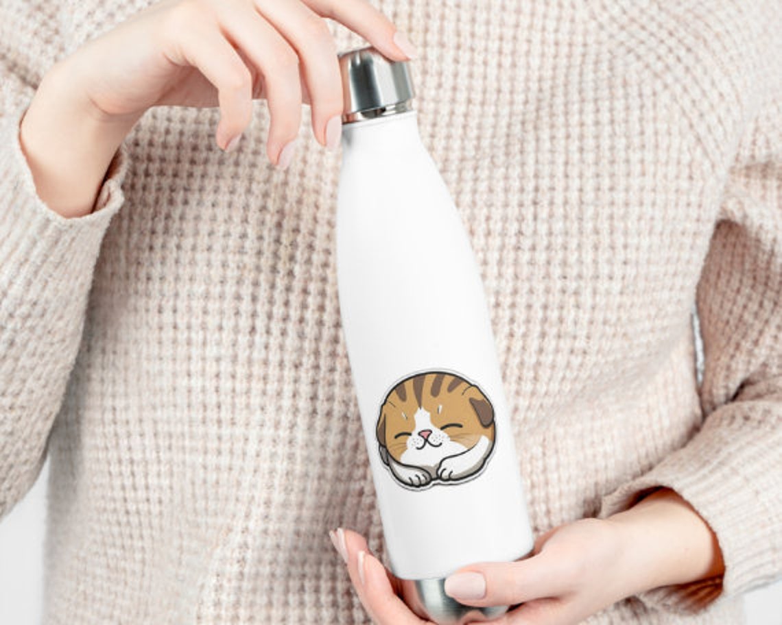 6PCS Adorable Sleeping Cat Stickers: Digital Pack for Cat Lovers - Etsy