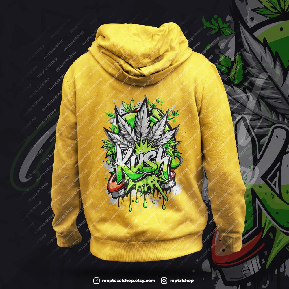 Kush Splash Weed T-shirt Design for Printing, Sticker, High Resolution ...