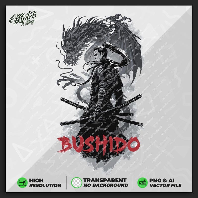 Bushido Sticker - Etsy