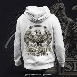 Roman Eagle Statue SPQR T-shirt Design for Printing, Sticker, Coffee Mug, High Resolution ...