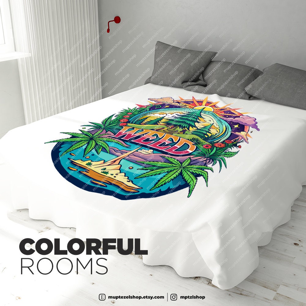 Sunshine Forest Weed T-shirt Design for Printing, Sticker, High ...