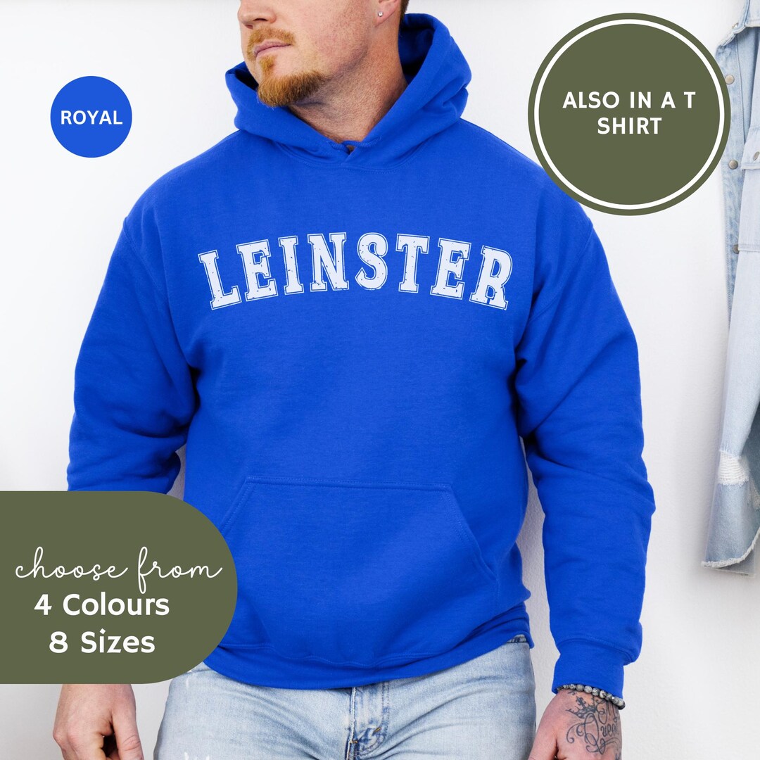 Leinster Hoodie, Ireland Hoodie, Leinster Shirt, Irish Hoodie, Leinster ...