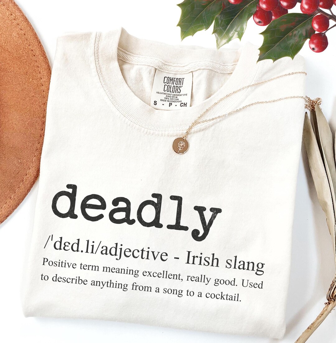 Irish Slang Definition Shirt, Comfort Colors T Shirt, Ireland Blessing ...