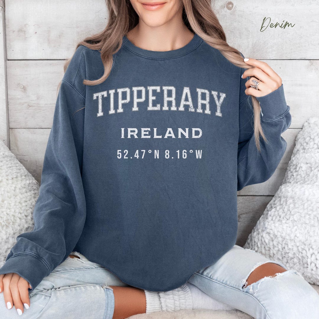 Tipperary Ireland Sweatshirt: Custom Irish Heritage Travel Gift - Etsy