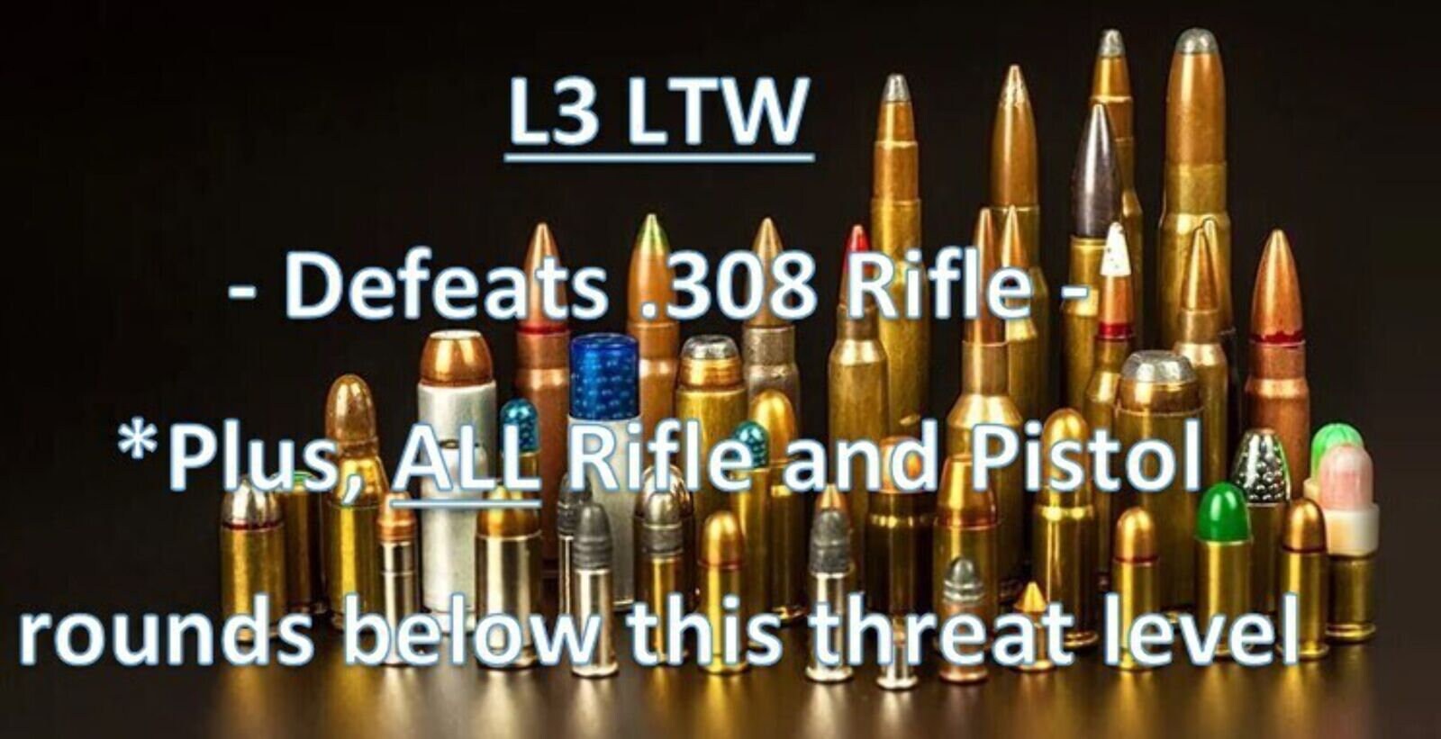 L3 Fearless Level 3 III Body Armor Plates Pair 10x12 in Stock Immediate ...