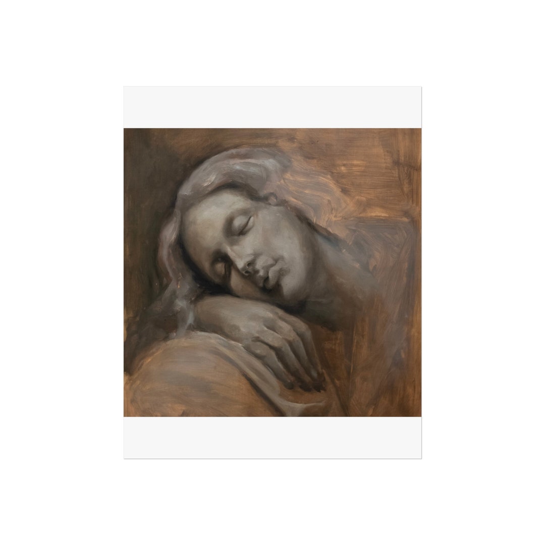Sleeping Woman Fine Art Print Original Art - Etsy