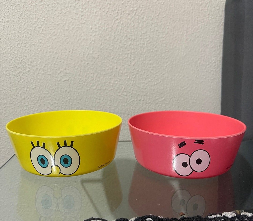 Collectible Spongebob Squarepants & Patrick 25th Anniversary Melamine ...