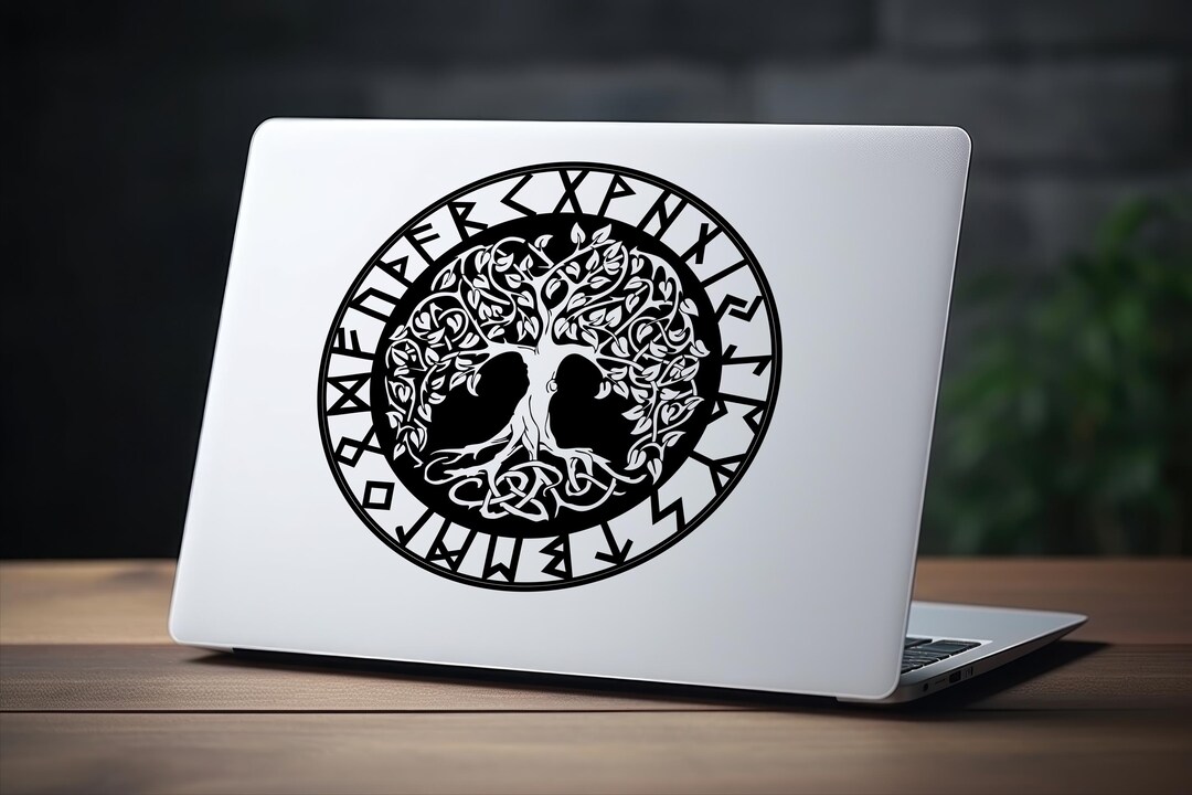 Tree of Life Sticker, Decal Car/wall/window/laptop Viking Yggdrasil ...