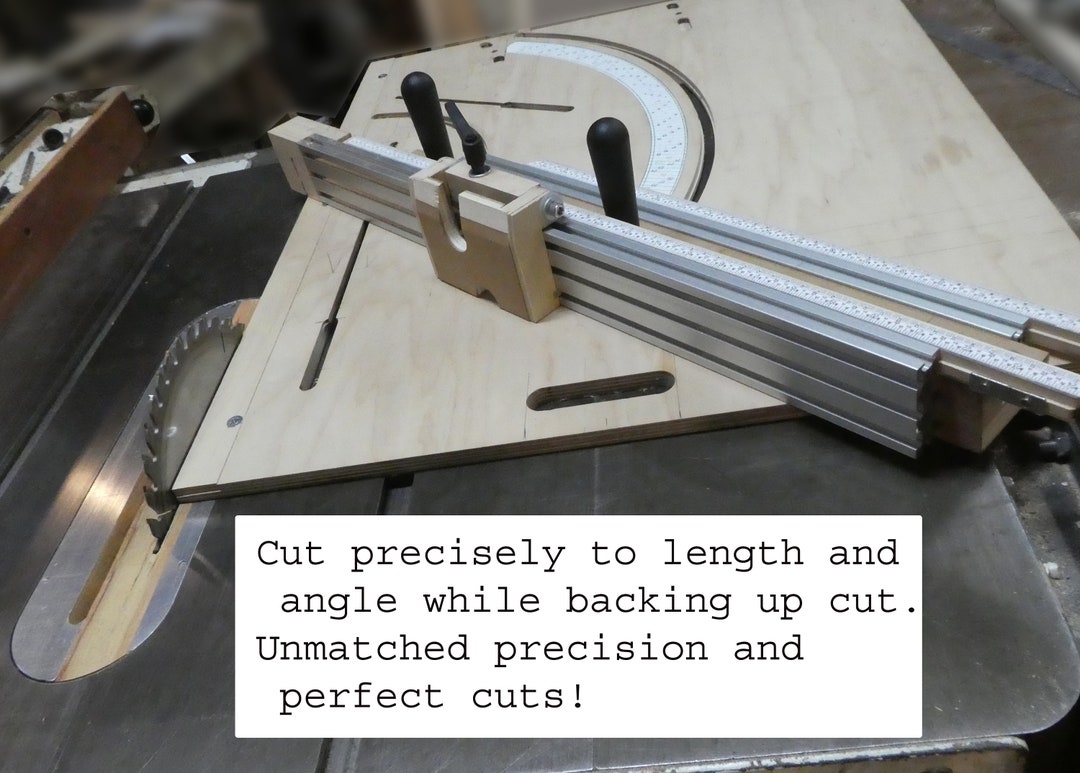 Uni-sled Table Saw Cross-cut Sled System Plan - Etsy