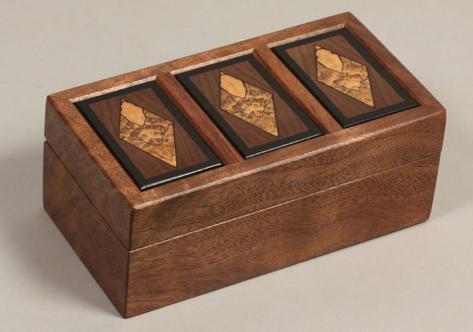 Spalted Tryptich Box - Etsy