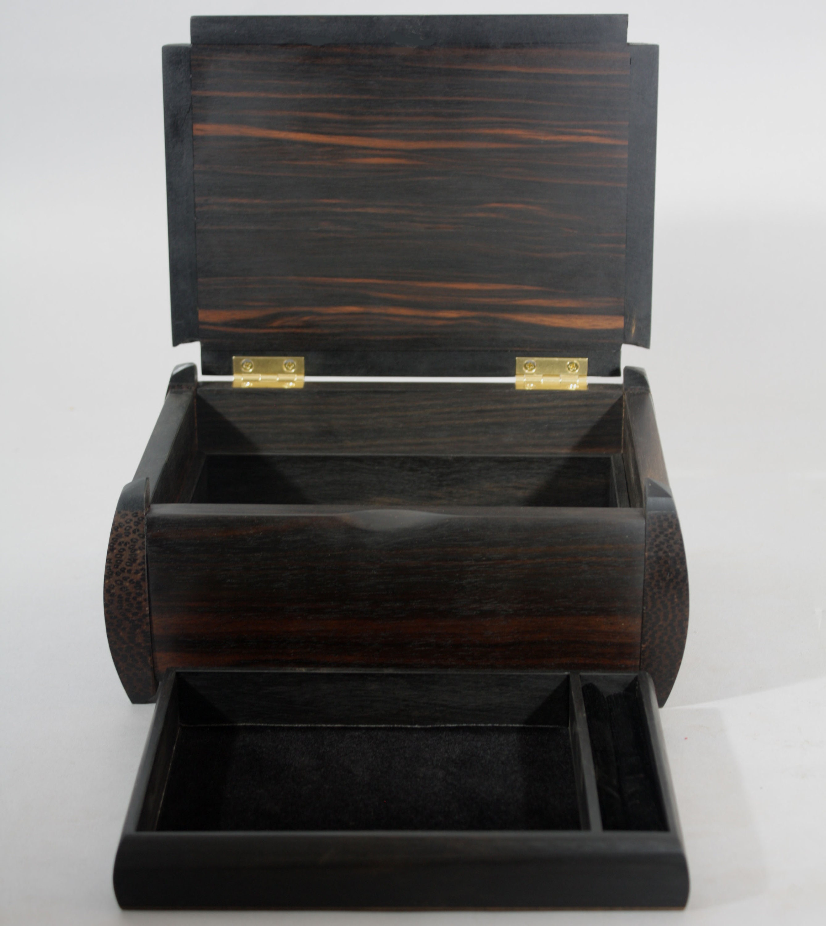 Ebony and Black Palmwood Keepsake Box - Etsy