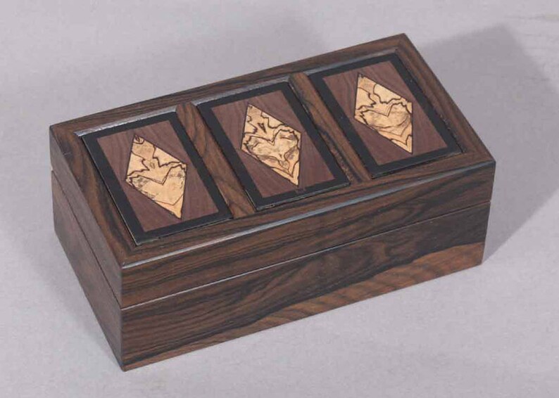 Spalted Tryptich Box - Etsy
