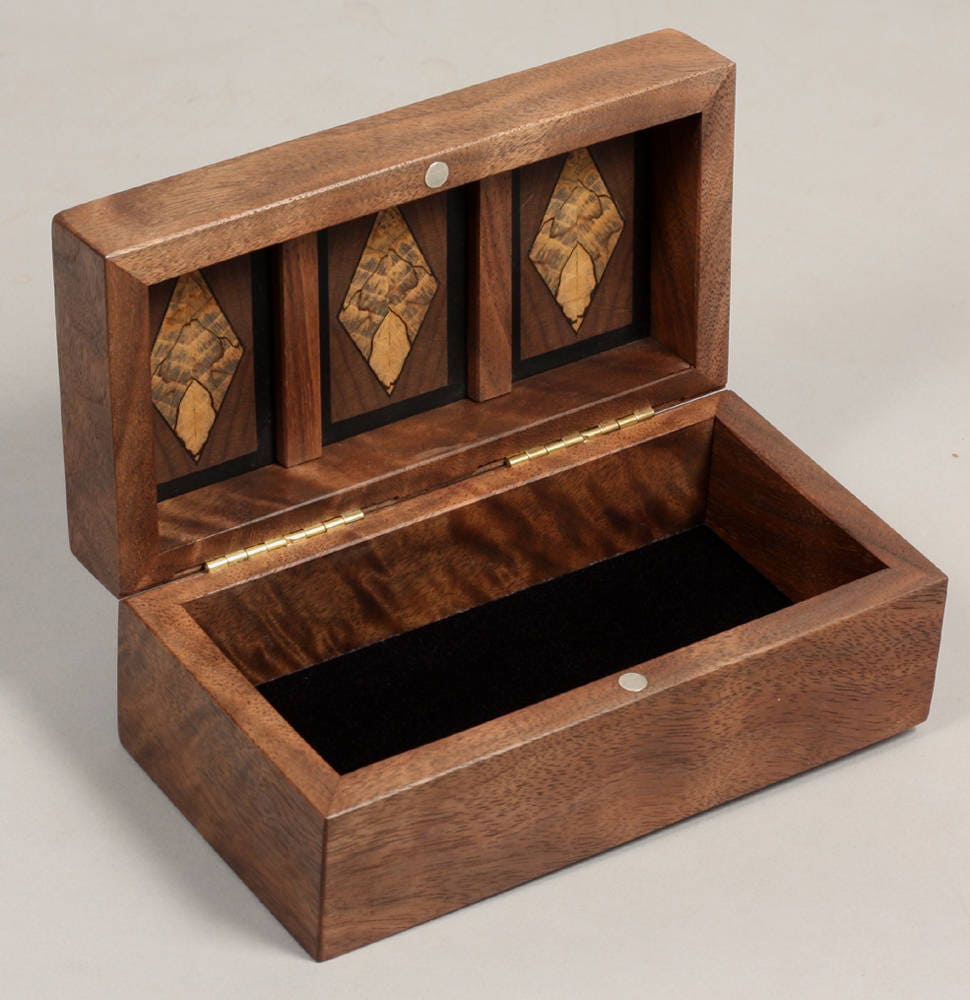 Spalted Tryptich Box - Etsy