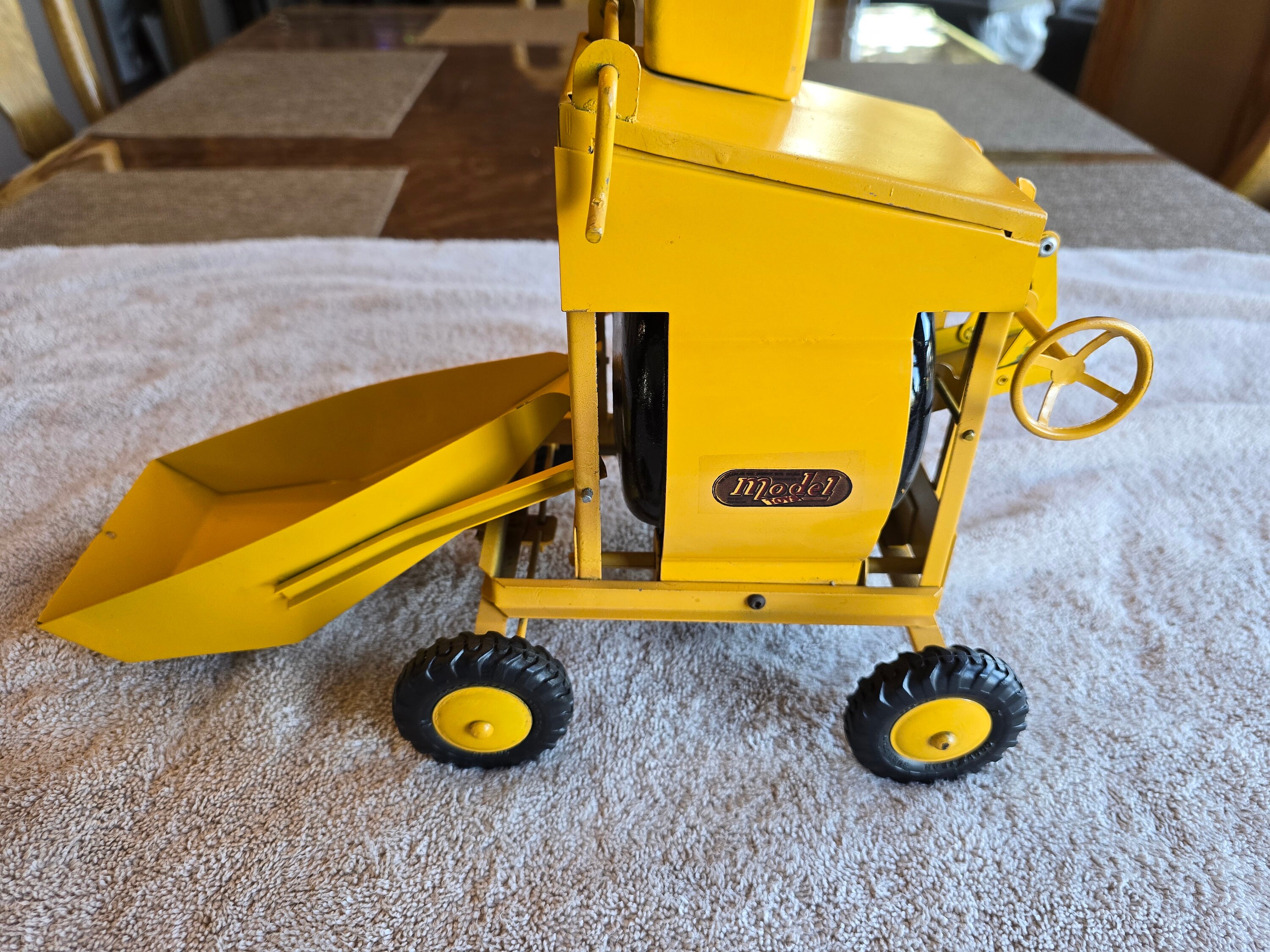 Vintage Model Toys Doepke Jaeger Concrete Cement Mixer Yellow ...
