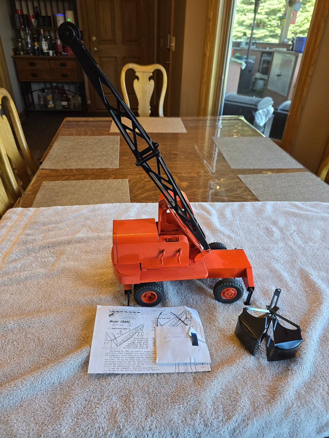 Vintage Model Toys Doepke Unit Crane & Shovel Corp. Comes With Cable ...