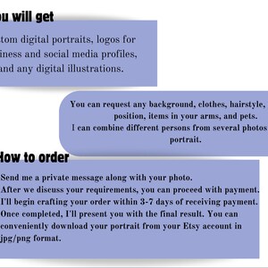 Custom Digital Portrait, Realistic Model Logo for Social Media Profile ...