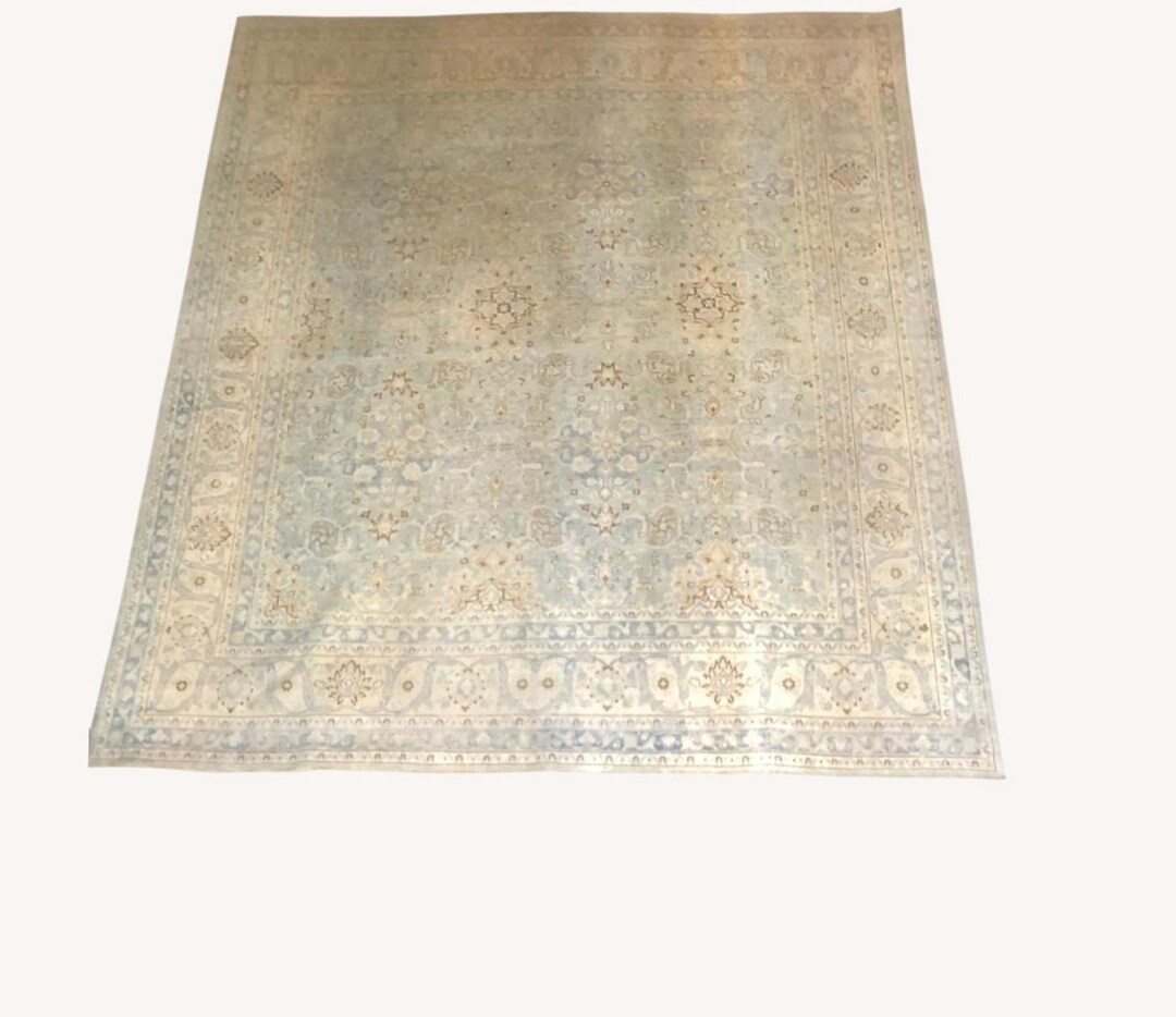 1930's ARTISTIC ANTIQUE SQUARE Rug.oriental.all Vintage Condition With ...