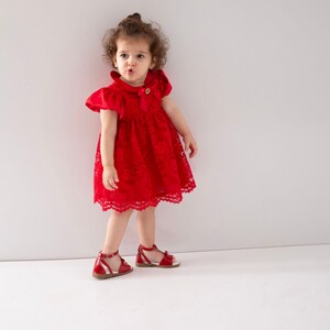 Red Party Dress - Etsy