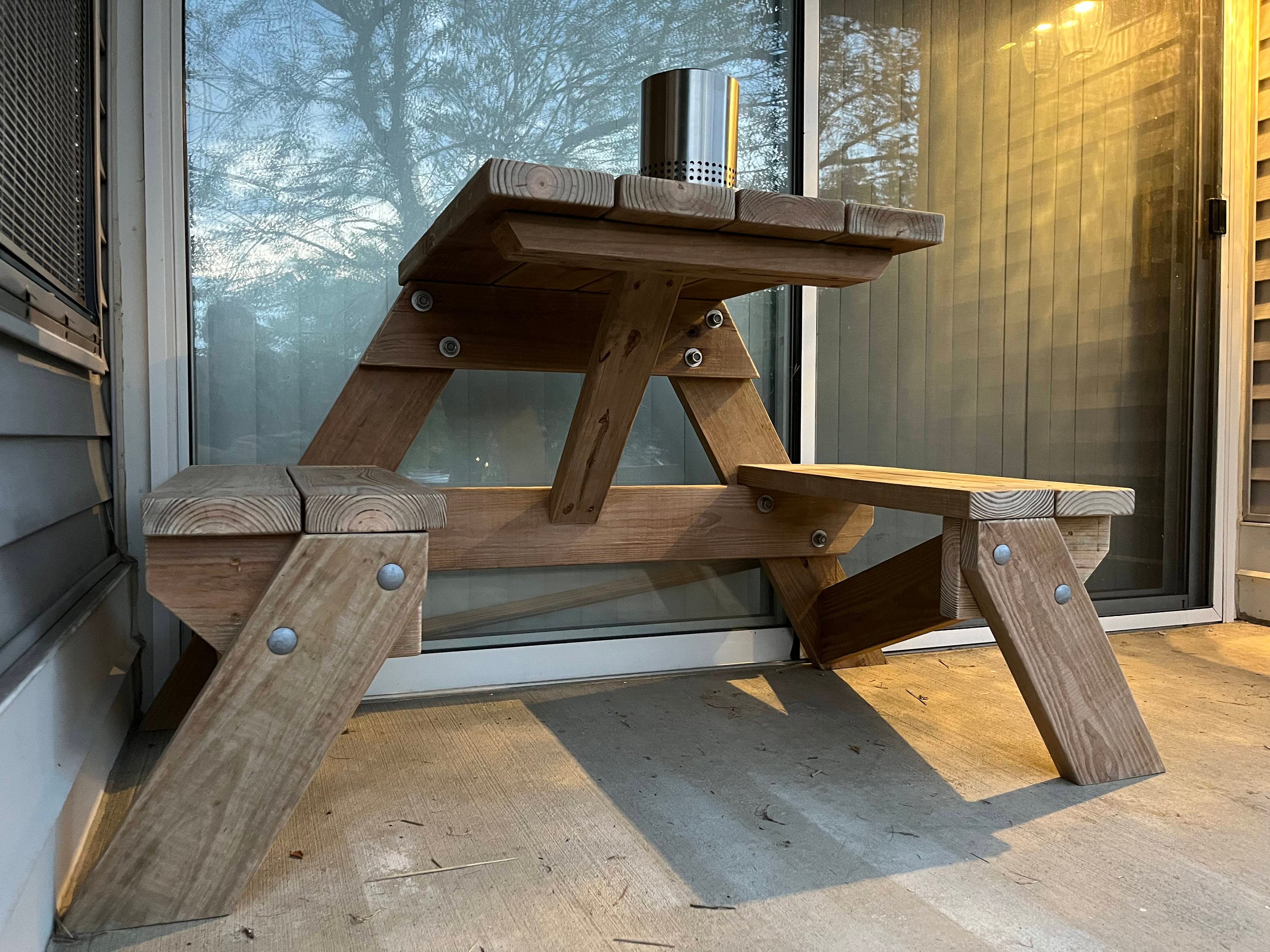 Two Person Picnic Table Plans - Etsy