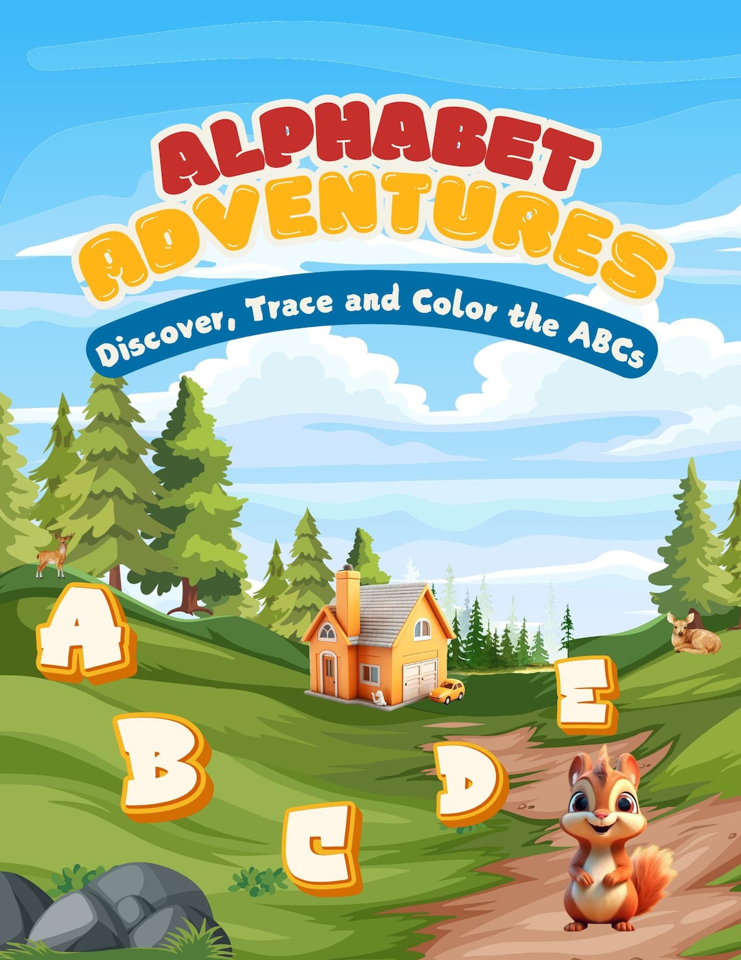 Alphabet Adventures Workbook | Fun ABC Tracing, Coloring & Learning ...