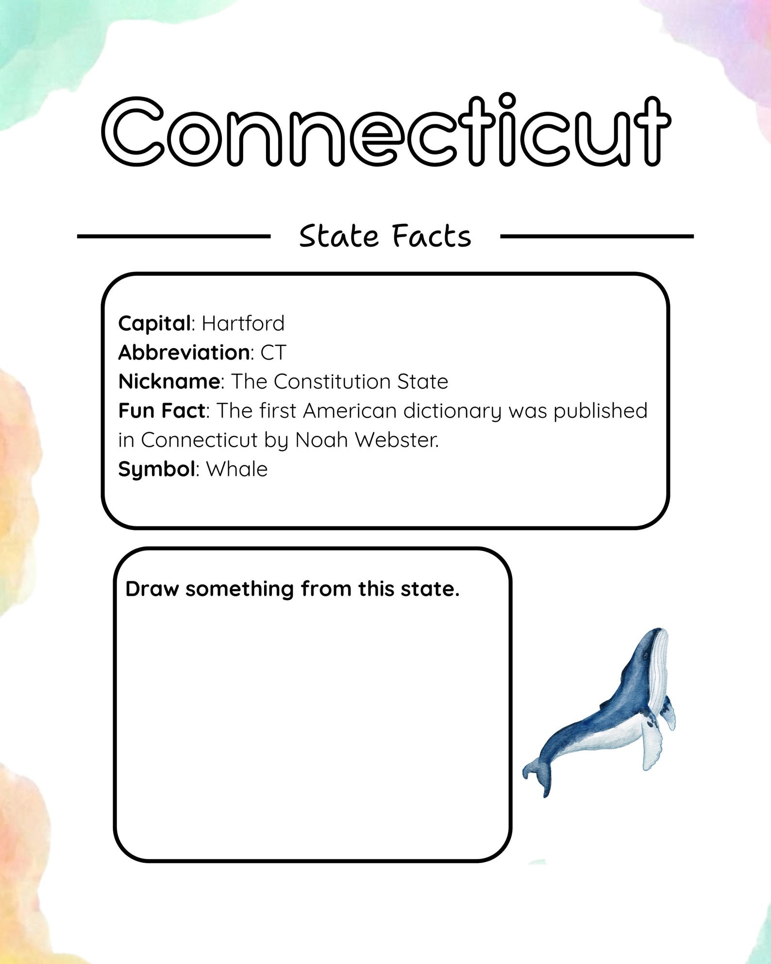 Printable 50 States Activity Book | Kids US Geography Coloring Mazes ...
