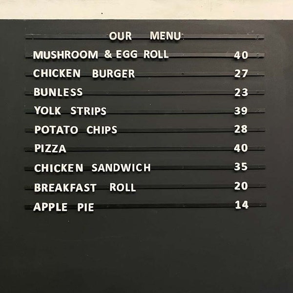 Magnetic Menu Board - Etsy