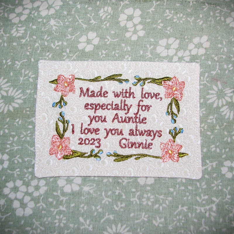 Memory Quilt Label - Etsy