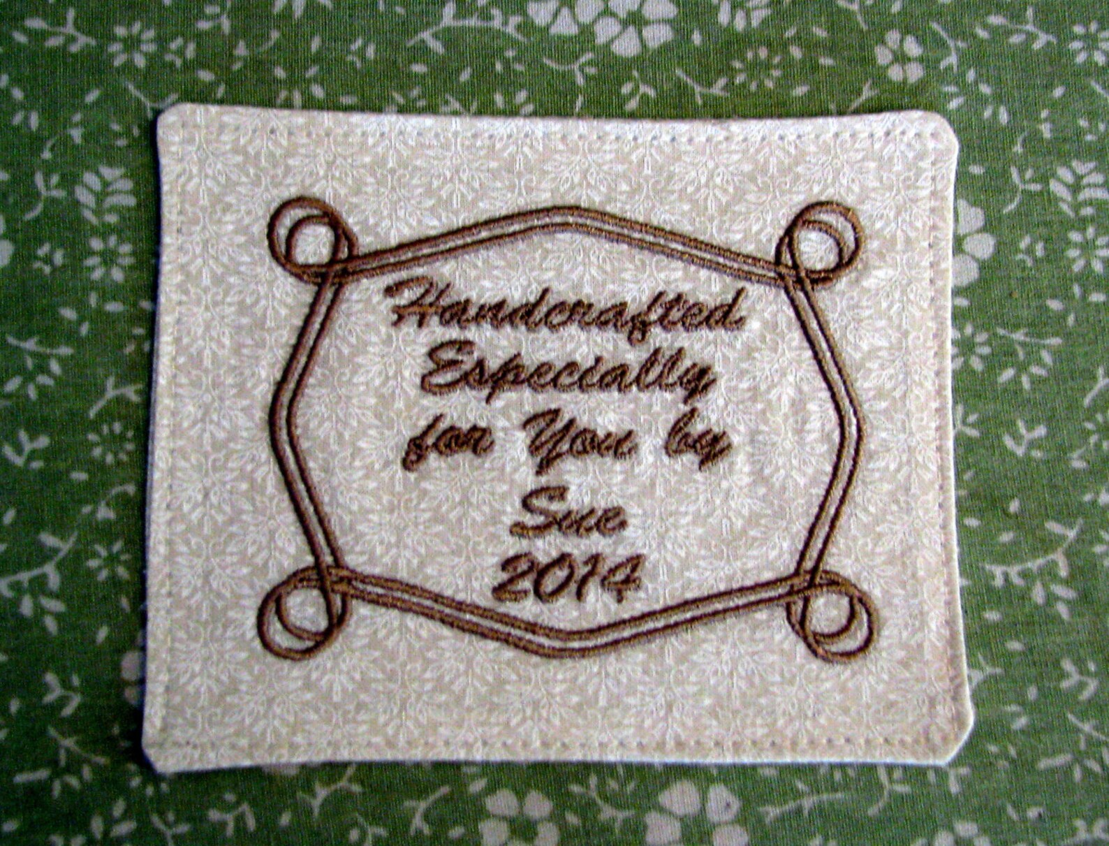 Personalized Custom Embroidered Label. for Quilts | Etsy