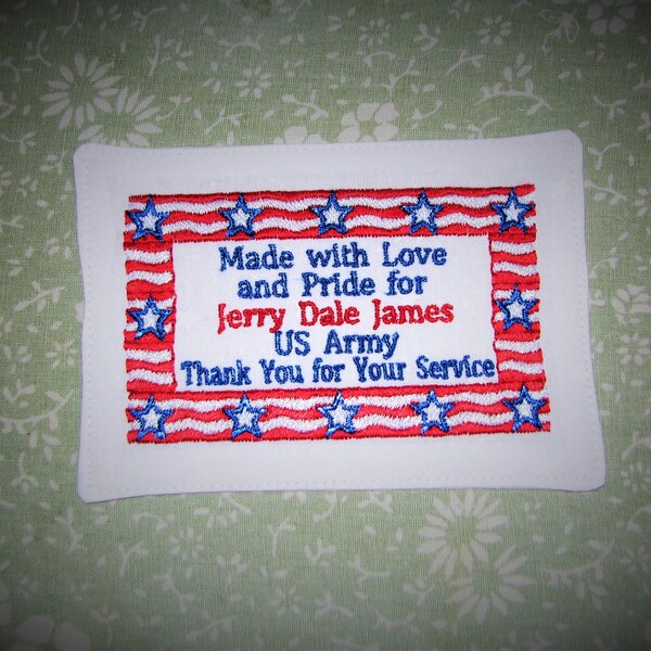 Quilt of Valor Label - Etsy