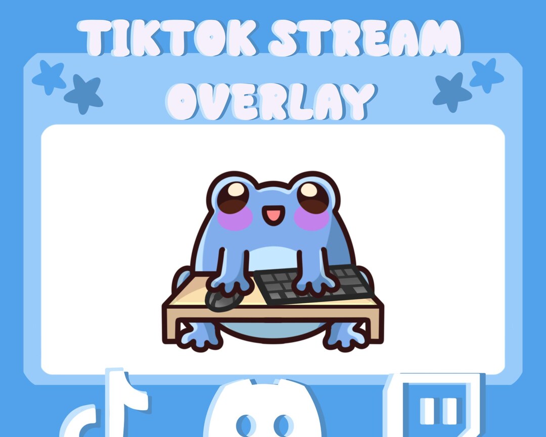 Animated Frog GIF / Stream Pet / Twitch Discord Tiktok/ Pngtuber ...